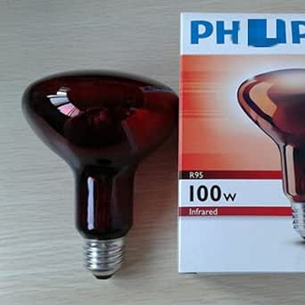 Amazon.com : Infrared Lamp R95E 230V100W E27 Beauty Bulb Insulation ...