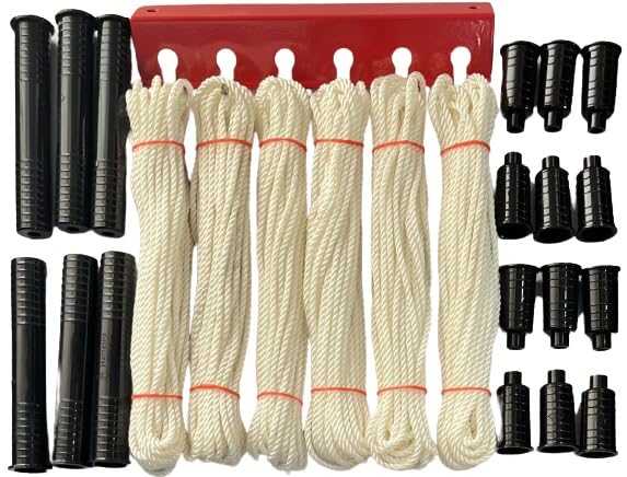 Hamesha Nylon Ropes for Ceiling Clothes Hanger Individual Drop-Down ...