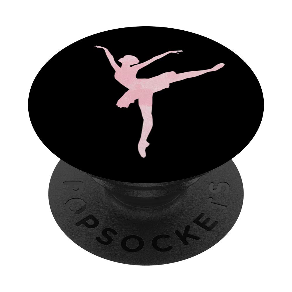 Amazon.com: Watercolor Pink Ballerina Ballet Girls Gift PopSockets ...