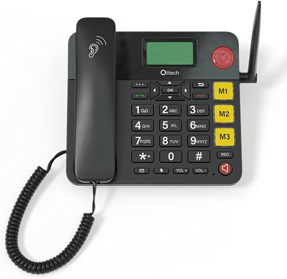 artfone 4G SIM-Free Mobile Phone for The Elderly with Big Button, LTE ...
