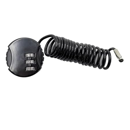 Number Lock Combination Lock with Zinc Alloy Steel Cable Lock Small ...