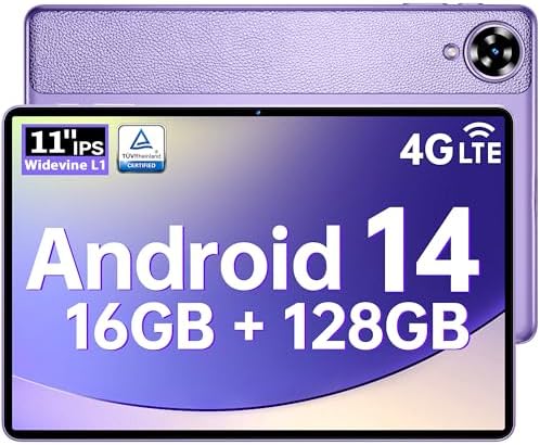 OUKITEL OT11 Tablet 11 Inch Android 14, 16GB+128GB (TF 1TB), 8000mAh ...