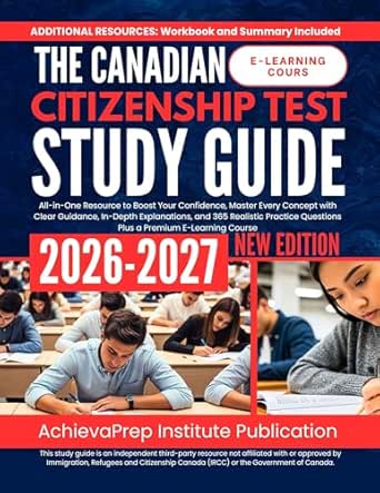The Canadian Citizenship Test Study Guide 2026-2027 (English Edition ...