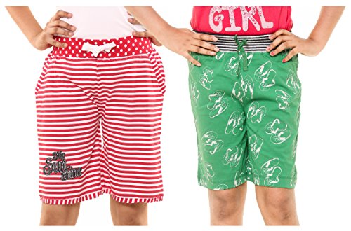 Buy Menthol Girls Shorts Combo (Pack of 2) at Amazon.in