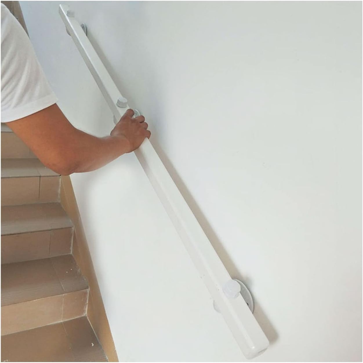 Amazon.com: zklaseot Stair Handrail, Wooden Handrail Stairs, Handrails ...