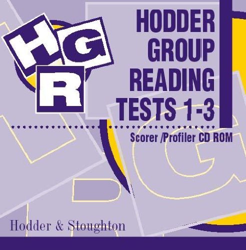 Hodder Group Reading Tests 1-3, Scorer/Profiler CD-ROM: Test 1 - 3 ...