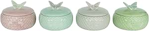 Amazon.com: Transpac Dolomite Prayer Container, Set of 4, Assortment ...