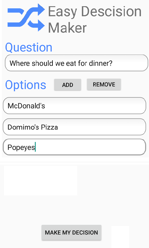 Easy Decision Maker - App on Amazon Appstore