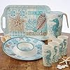 Amazon.com | Certified International Beachcomber 3 Piece Melamine ...