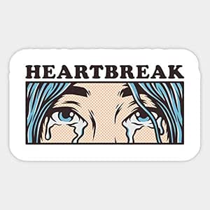 Amazon.com: sad Girl - Sticker Graphic - Car Vinyl Sticker Decal Bumper ...