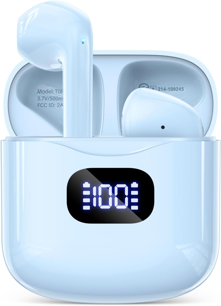 Amazon.com: Wireless Earbuds, Bluetooth 5.4 Earbuds USB C Stereo Bass ...