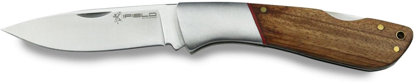 Amazon.com : iFIELD Camper folding knife EL29044, 3 inch. blade, Zebra ...