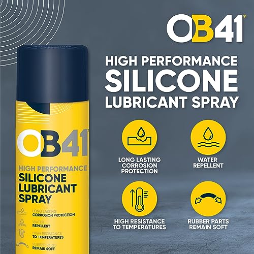 OB41 High Performance Silicone Lubricant Spray - High Resistance to Temperatures - Water ...
