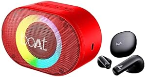 boAt Airdopes Atom 81 True Wireless in Ear Earbuds with Upto 50H Playtime & Stone 250 Portable ...