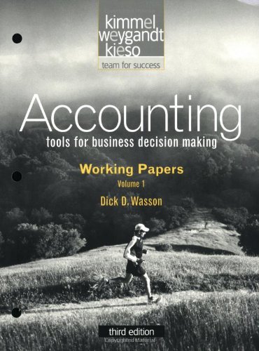Amazon.com: Accounting: Working Papers, Vol. 1 (3rd edition ...