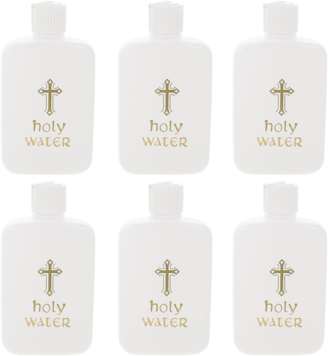 Amazon.com: DOITOOL 6Pcs Holy Water Bottles 3.4oz Holy Water Container ...