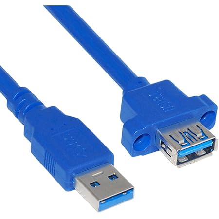 StarTech.com USBPNLAFAM1 Cavo Prolunga USB 2.0 per Montaggio a Pannello ...