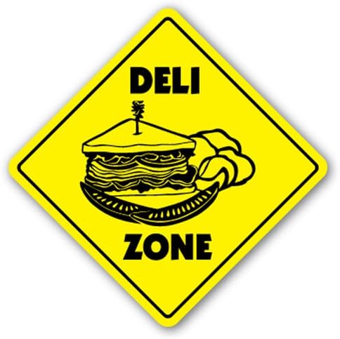Amazon.com: SignJoker] Deli Zone Sign Delicatessen Signs Sandwich Shop ...