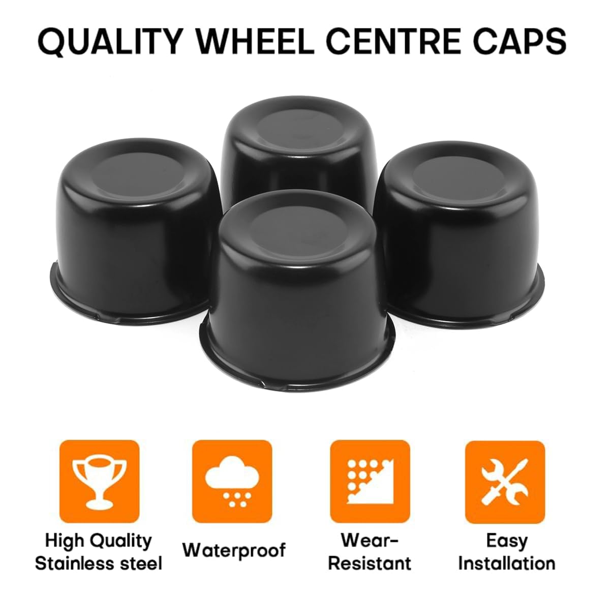 Snapklik.com : GTOWNWORKS 3.31inch Stainless Steels Trailer Wheel ...