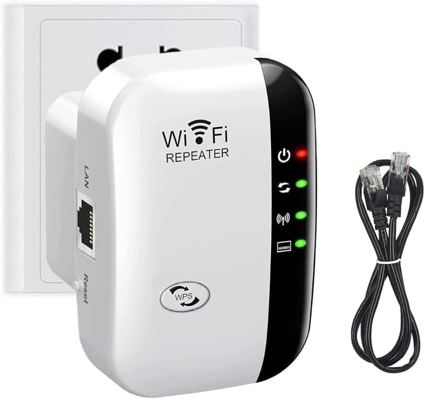 WiFi Range Extender, WiFi Signal Booster Wireless Signal Amplifier 2 ...