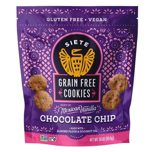 Amazon.com: Siete Grain Free Hint of Mexican Vanilla Chocolate Chip ...
