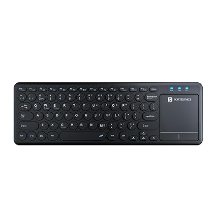 Amazon.in: Buy Portronics Bubble Pro Wireless Keyboard with Touchpad ...