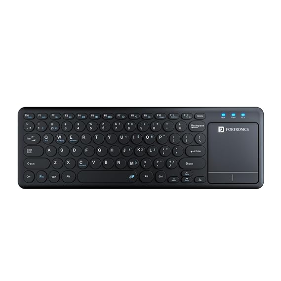 Amazon.in: Buy Portronics Bubble Pro Wireless Keyboard with Touchpad ...