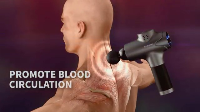Watch CLANOR Deep Tissue Massage Gun for Muscle Fatigue Relief on ...
