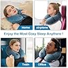 Amazon.com: Keemall 2Pack Inflatable Travel Neck Pillow for Airplane ...
