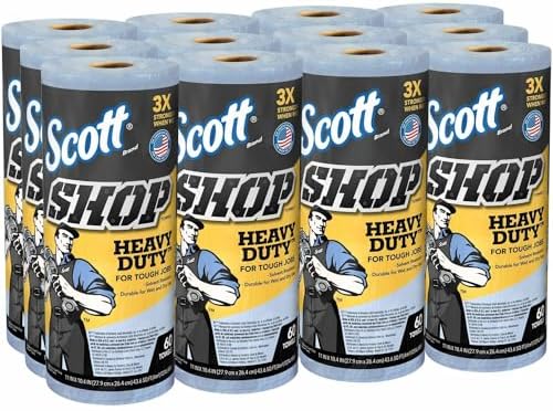 Scott Shop Towels Heavy Duty (32992), Blue Shop Toallas para ...