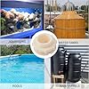 Amazon.com: ChillWaves ABS Bulkhead Fitting 2" Double Thread Connector Adapter for Water Tank ...
