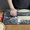 Marble Pastry Board Extra Large 60cm x 40cm Dark Grey : Amazon.co.uk ...