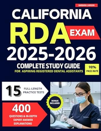 Amazon.com: Conquer the California RDA Exam: The Complete Study Guide ...