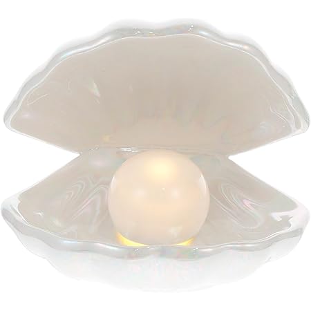 Liseng Shell Pearl Light LED Accent Lamp Portable Night Light Desktop ...