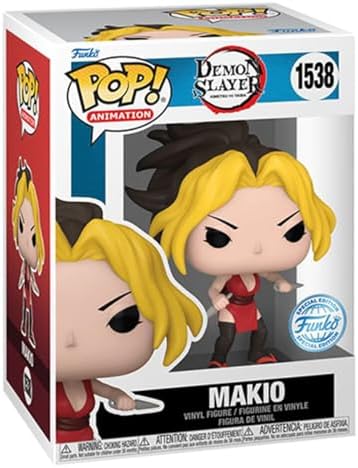 Amazon.com: Funko Demon Slayer Makio with Kunai Exclusive Pop Vinyl ...