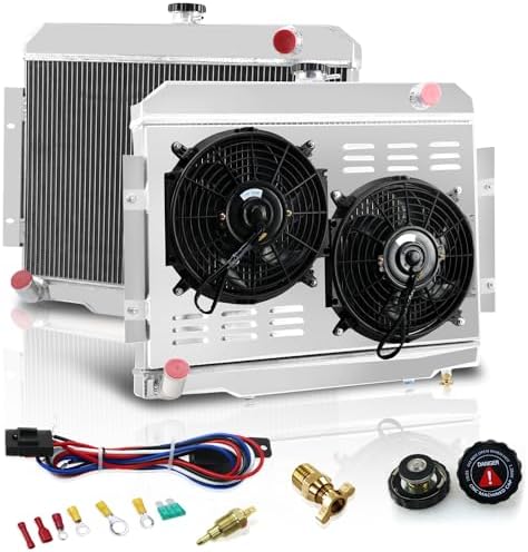 Amazon.com: OzCoolingParts 3 Row Core Aluminum EC583 Radiator + 2 x 10" Fans w/Shroud ...