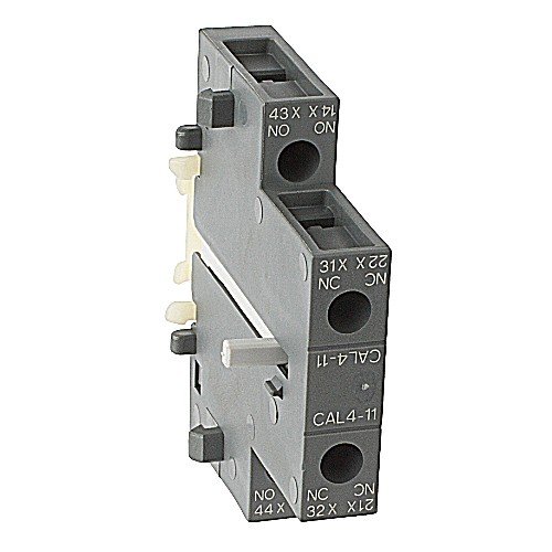 ABB CAL4-11, 1-N/O y 1-N/C - Bloque auxiliar de contacto, montaje lateral, compatible con ...