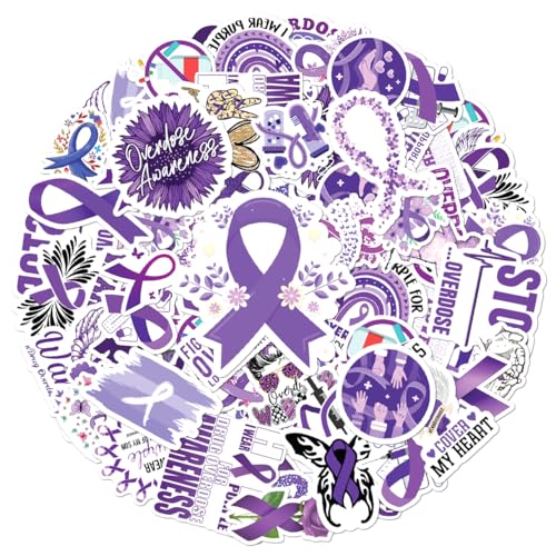 Best Purple Ribbons for Overdose Awareness and Related Causes – Gift ...