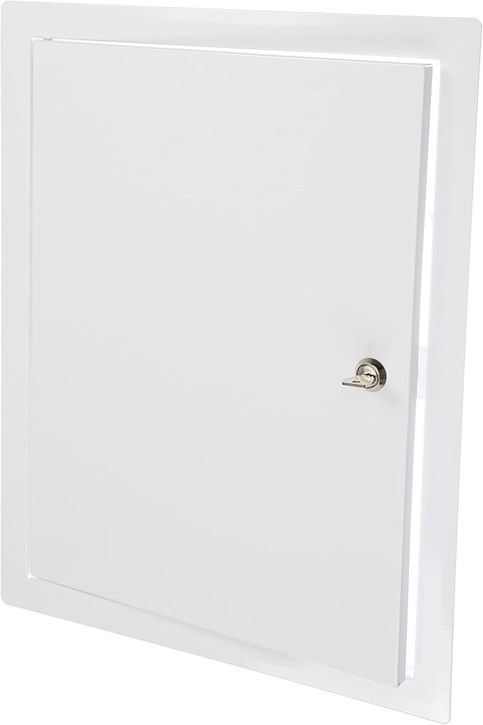 ECOPRO VENT 12" x 16" Lockable White Metal Access Panel. Service Shaft ...