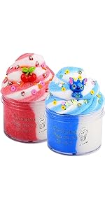 Amazon.com: 48 Pack Galaxy Slime, Glow in The Dark Slime Kit Party ...