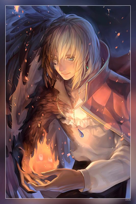 POSTERDADDY Howl S Moving Castle Studio Ghibli Howl Calcifer Axis ...