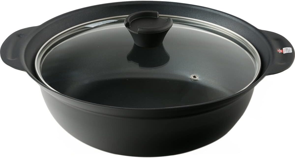 Amazon｜ニトリ 焼付け塗装 IH・ガス火 ふきこぼれにくい 卓上鍋 ビミ 27cm ブラック NITORI 8941974｜両手鍋 オンライン通販