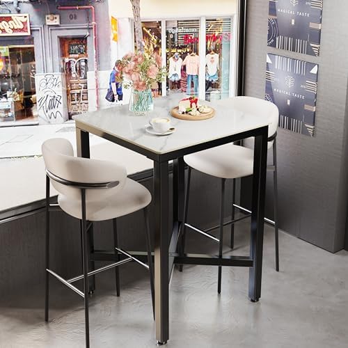 Amazon.com: Tribesigns 42” H Square Bar Table, Bar Height Bistro Pub ...