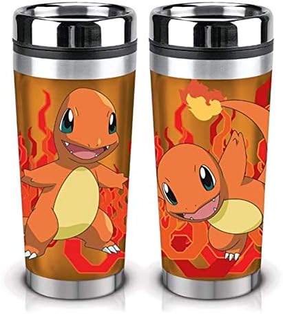 Amazon.com: Pokemon Charmander 16oz Travel Mug : Home & Kitchen