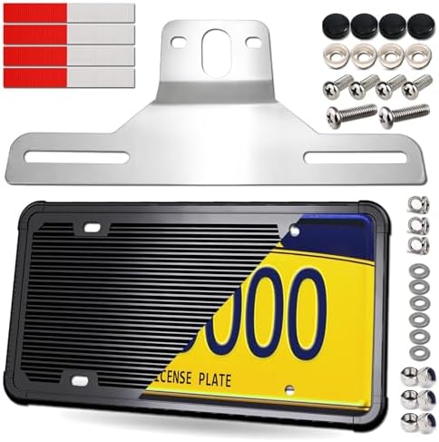 Amazon.com: FBJTDQ Trailer License Plate Bracket Frames- Truck/RVs ...