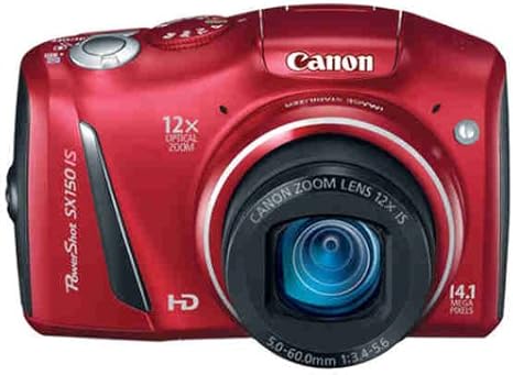 Amazon.com : Canon PowerShot SX150 IS 14.1 MP Digital Camera with 12x ...