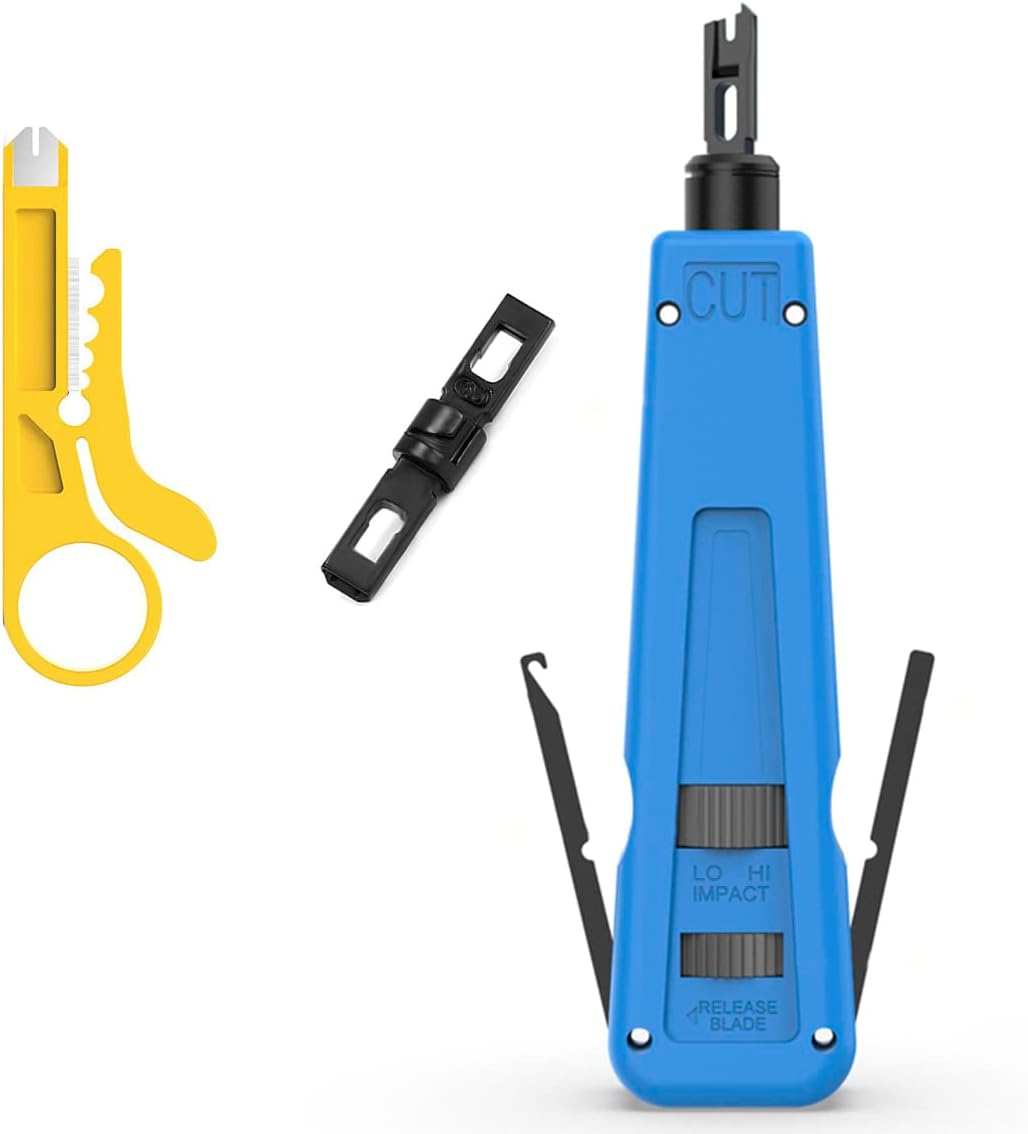 Cable Matters Punch-Down Impact Tool with Krone Blade - Wire Strippers ...