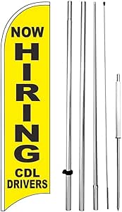 Amazon.com : 4 Less Co NOW HIRING CDL DRIVERS Windless Swooper Feather ...