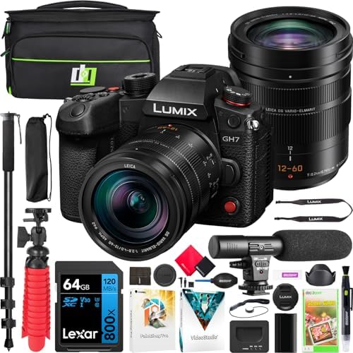 Amazon.com : Panasonic LUMIX GH7 Mirrorless Micro Four Thirds Camera ...