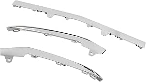 Amazon.com: Chrome Bumper Trim Front Bumper Moulding Trim Chrome Alloy ...